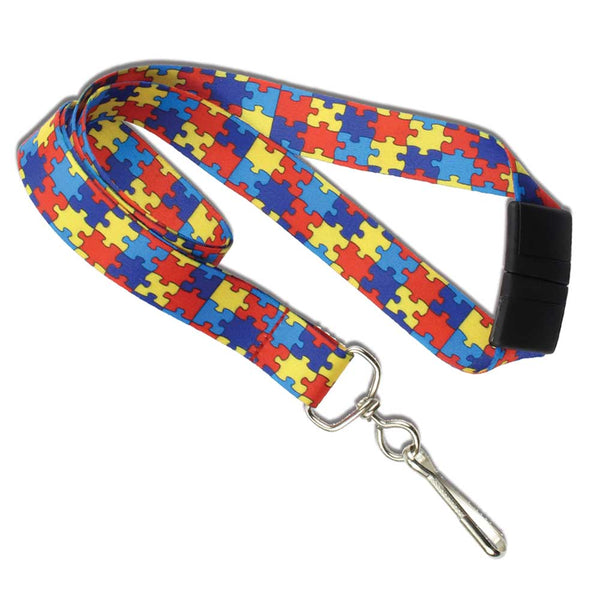 Autism Awareness Lanyards 3/4" (100/Pack)