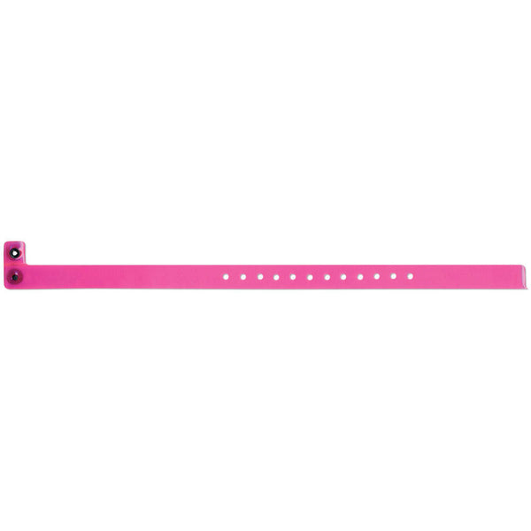 ClearImage® Clear Vinyl Wristbands 1/2" Snap Closure 130P (500/box)