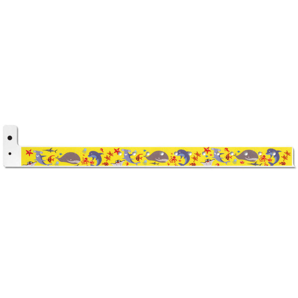 Under The Sea Design Plastic Wristbands 3/4" SuperBand® Expressions ...