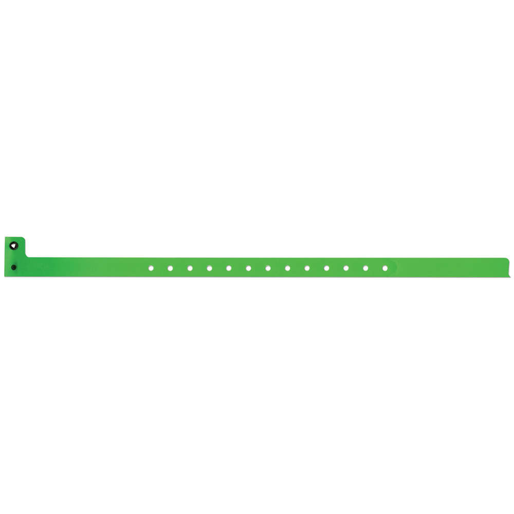 Plastic Water-Resistant Wristbands 1/2" SuperBand® Snap Closure 460P ...
